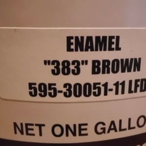 383 “CARC” or 30051 Flat Brown 1 Gallon – Paint Gallons – Quarter Ton ...